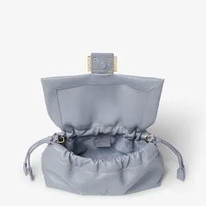 Fendi Baguette® Soft Medium Airforce Blue Nappa Leather Bag